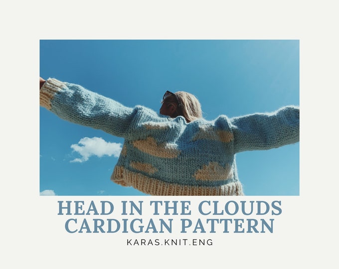 KNITTING PATTERN: CLOUD Cardigan - Etsy Canada