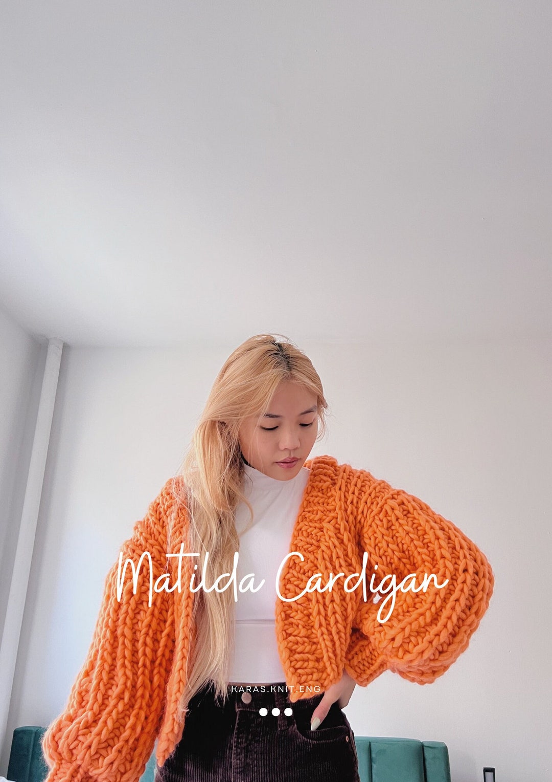 Matilda Cardigan Pattern - Etsy