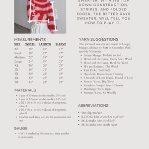 Better Days Sweater Pattern - Etsy