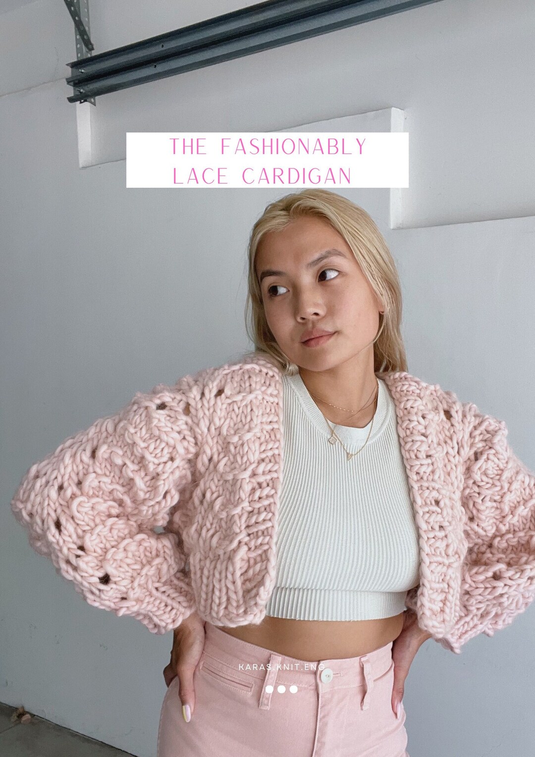 Fashionably Lace Cardigan Pattern - Etsy