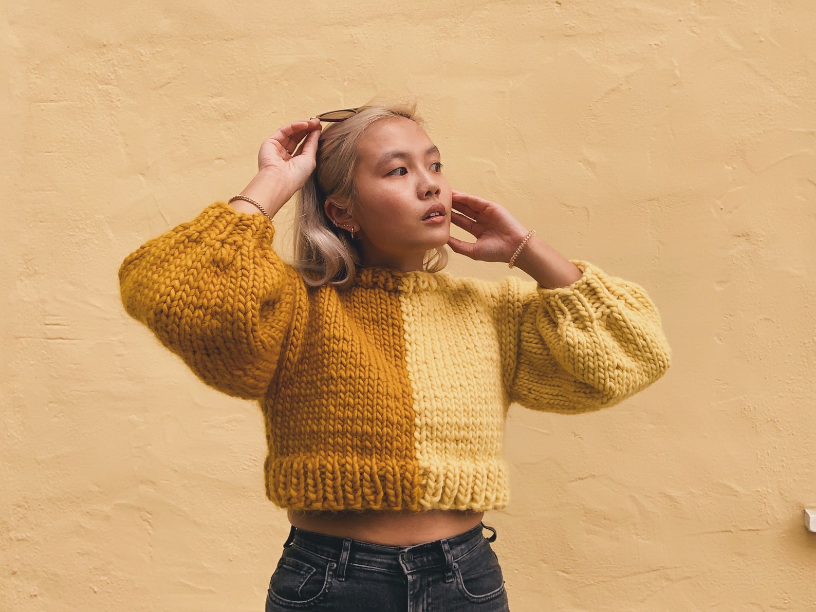 Half and Half Sweater Pattern - Etsy
