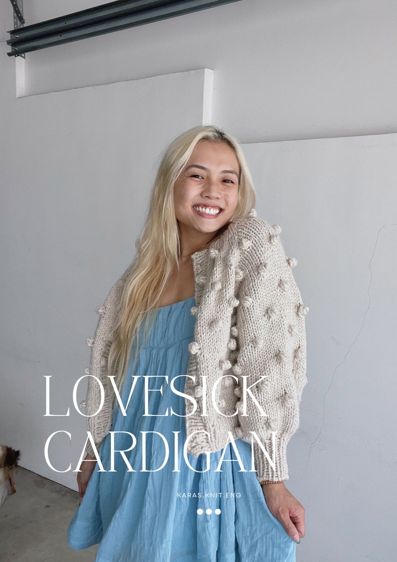 Lovesick Cardigan Pattern - Etsy