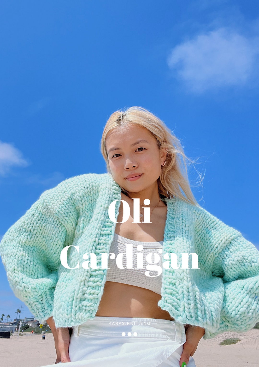 Oli Cardigan Pattern - Etsy