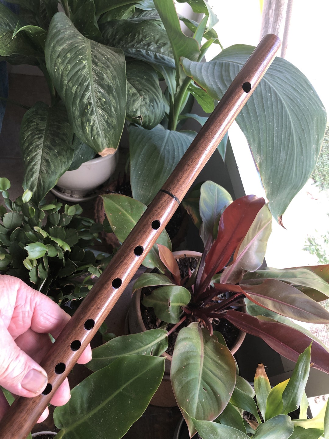 Flute Beautiful American Walnut Key of G - Etsy
