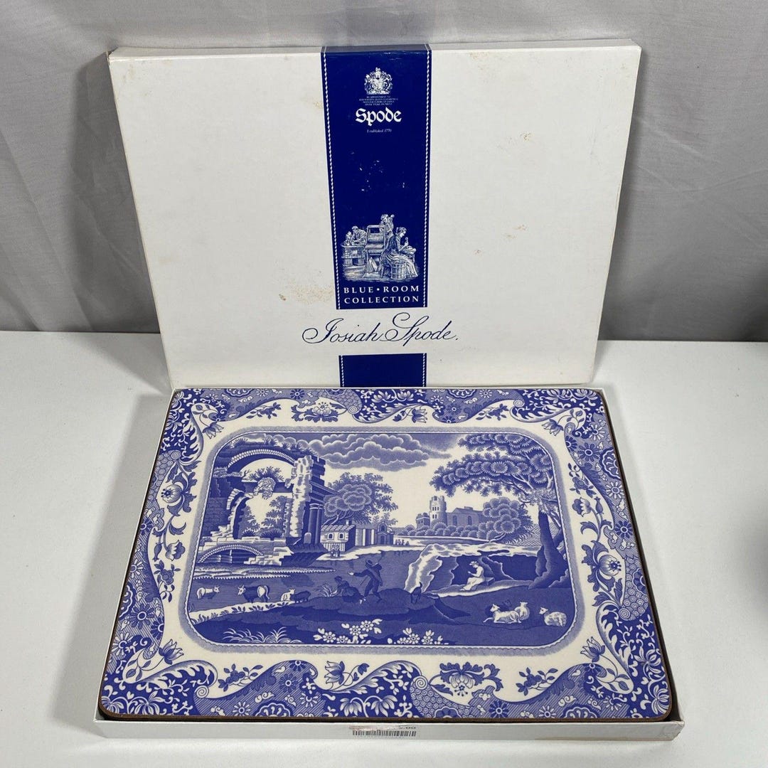 Spode “blue Room Collection” Place Mats X 6 - Etsy