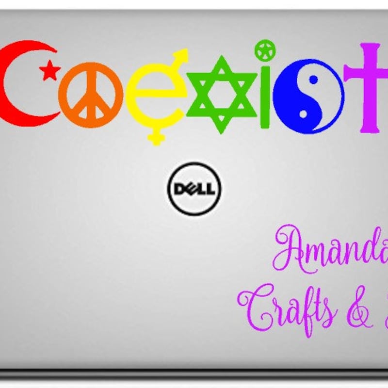 Coexist Sticker - Etsy