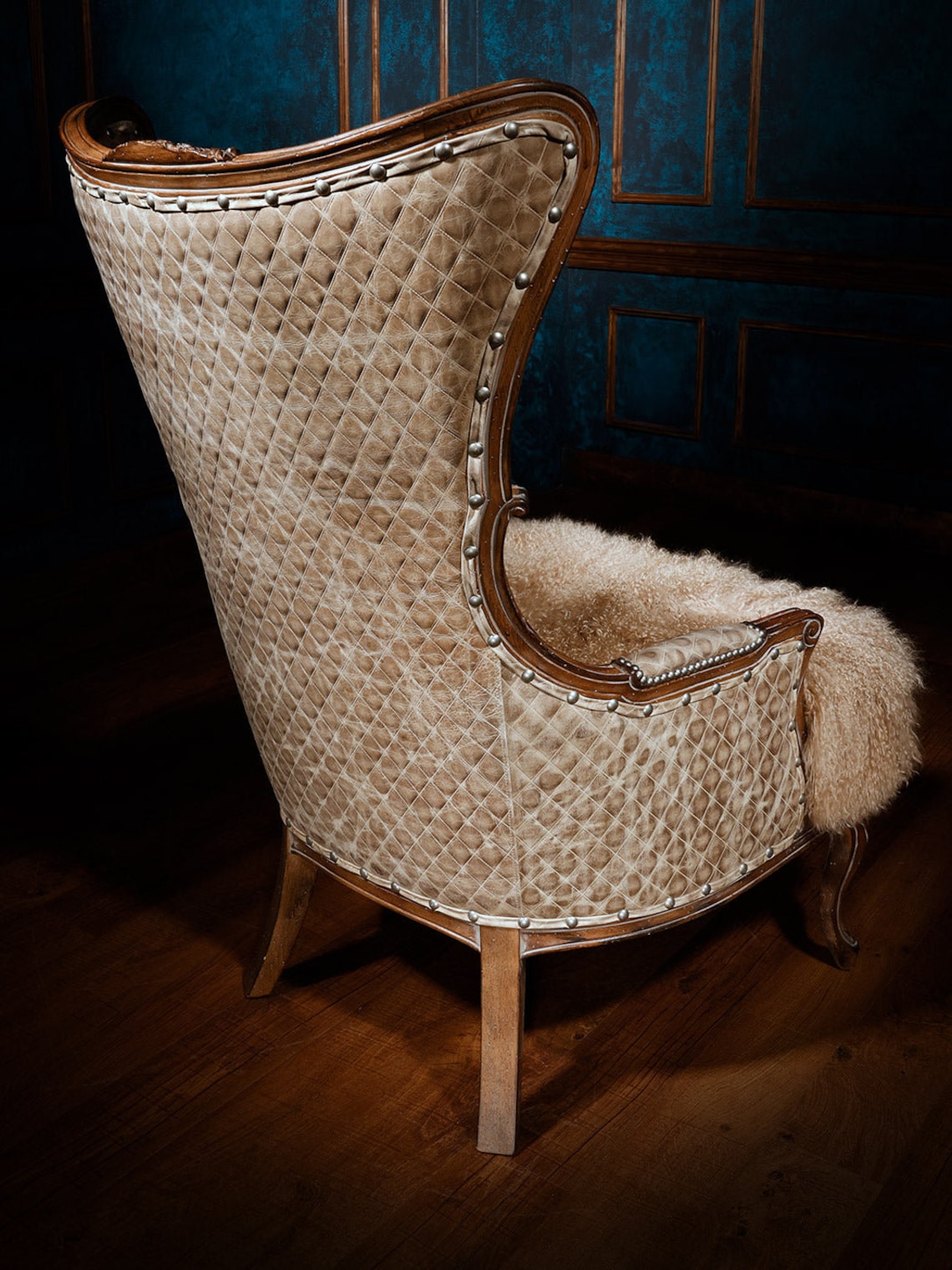 Cinderella Wingback Accent Chair - Etsy