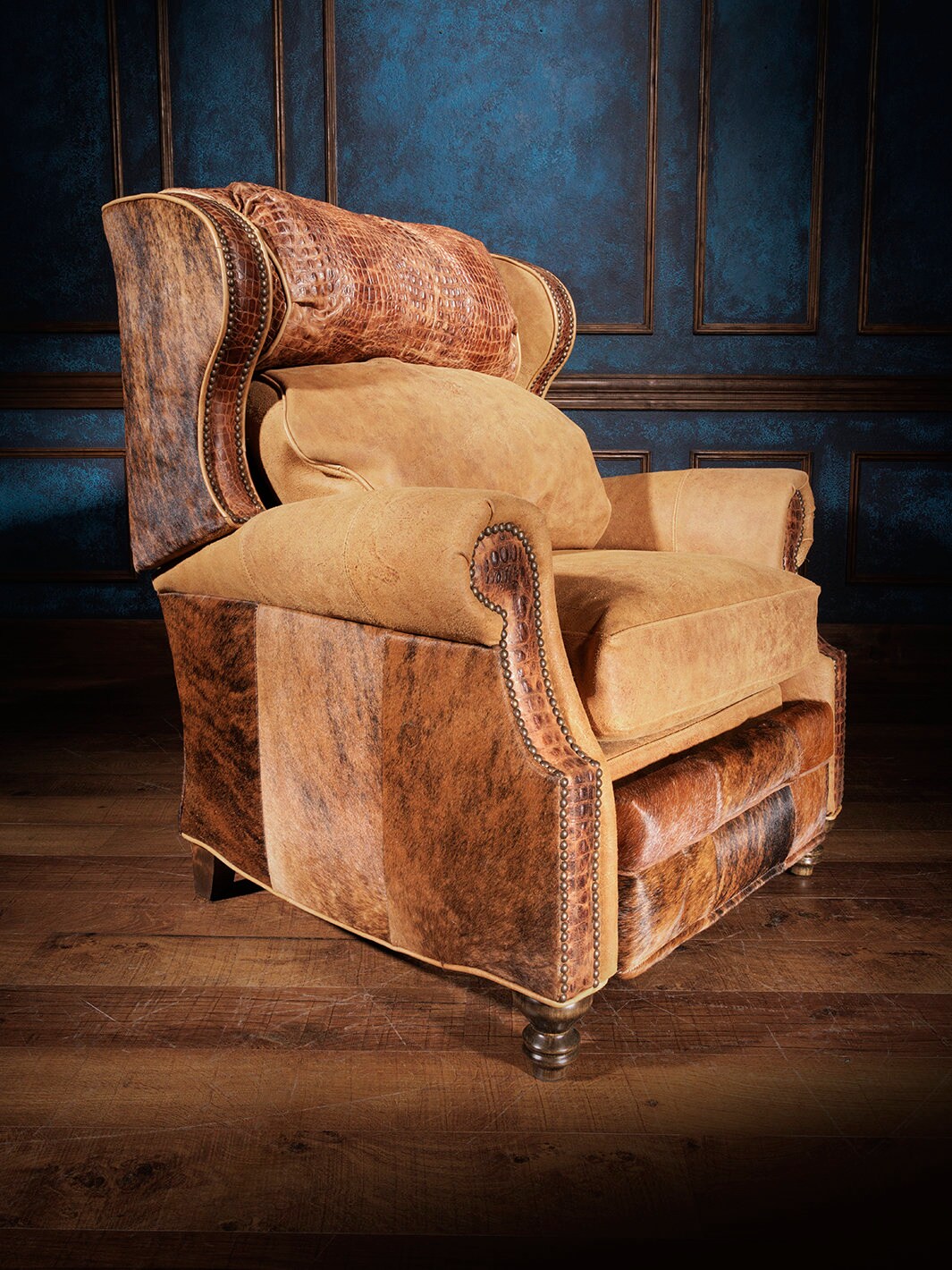 Rough Son of a Gun Leather Recliner - Etsy