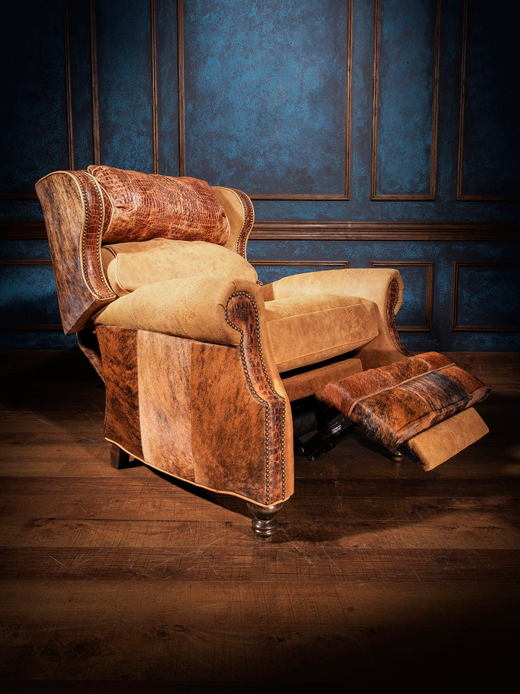 Rough Son of a Gun Leather Recliner - Etsy