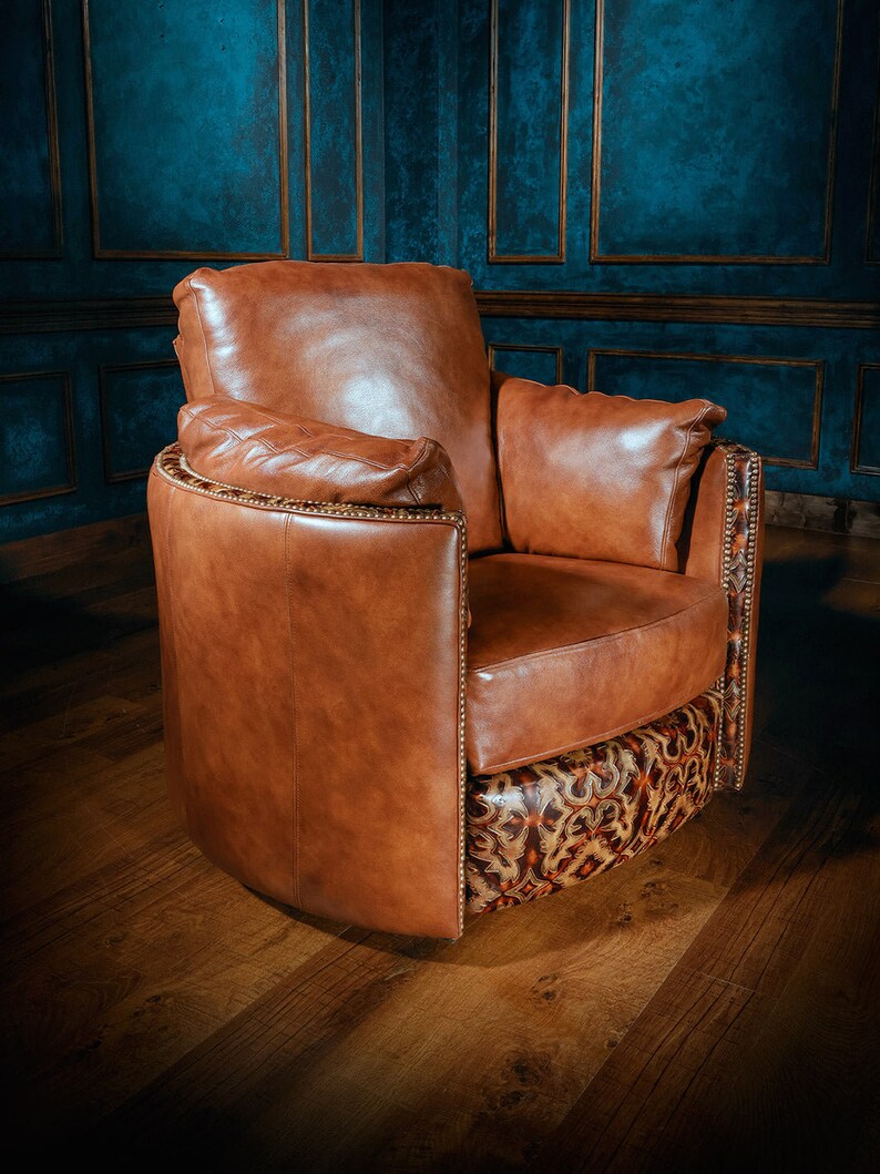 Comfort King Western Snug Swivel Recliner - Etsy