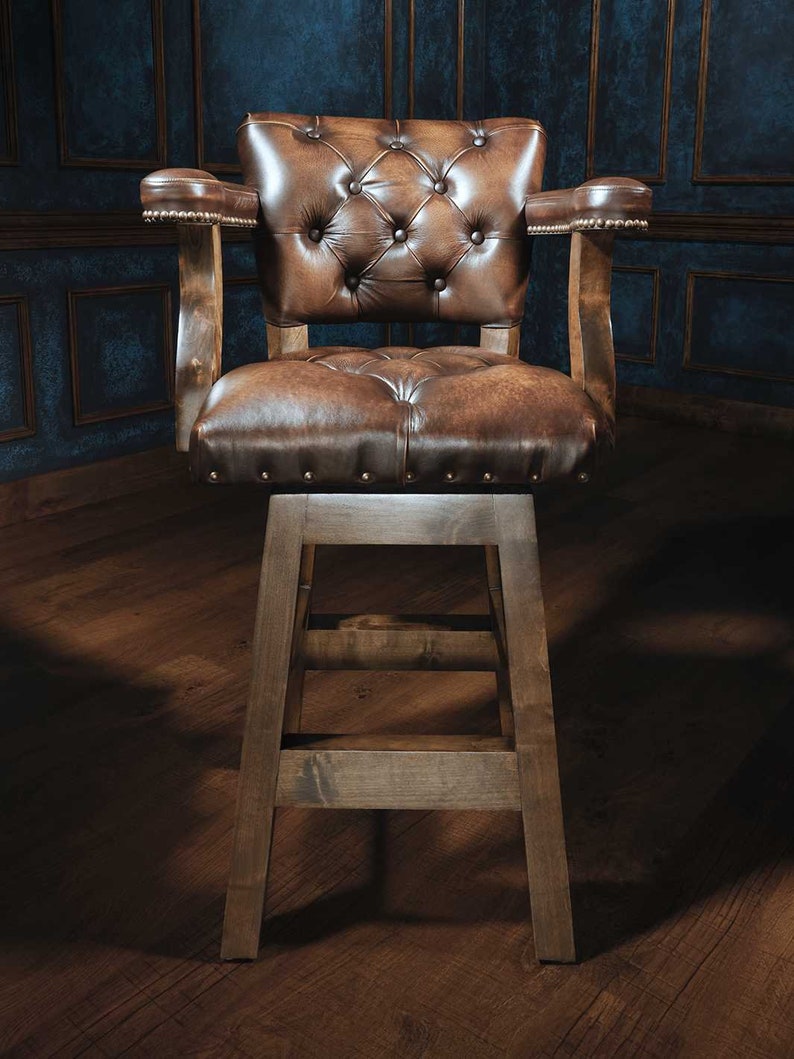Adam Chisum Western Bar Stool - Etsy