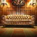 Weston Cane Chesterfield Leather Sofa - Etsy