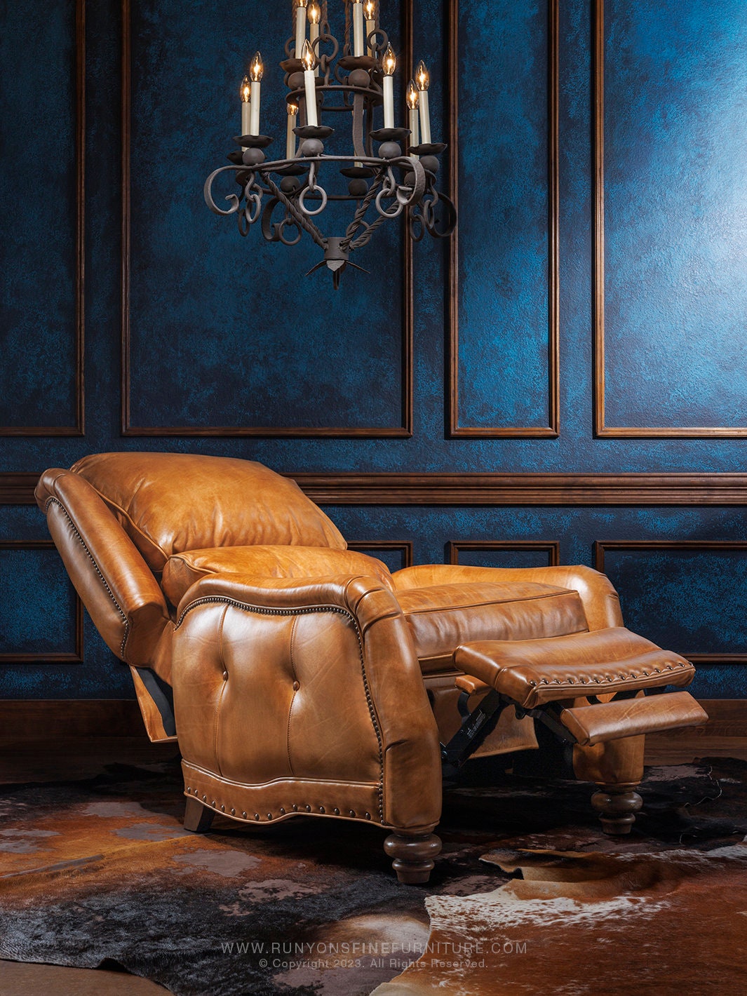 Sundance Western Leather Recliner - Etsy