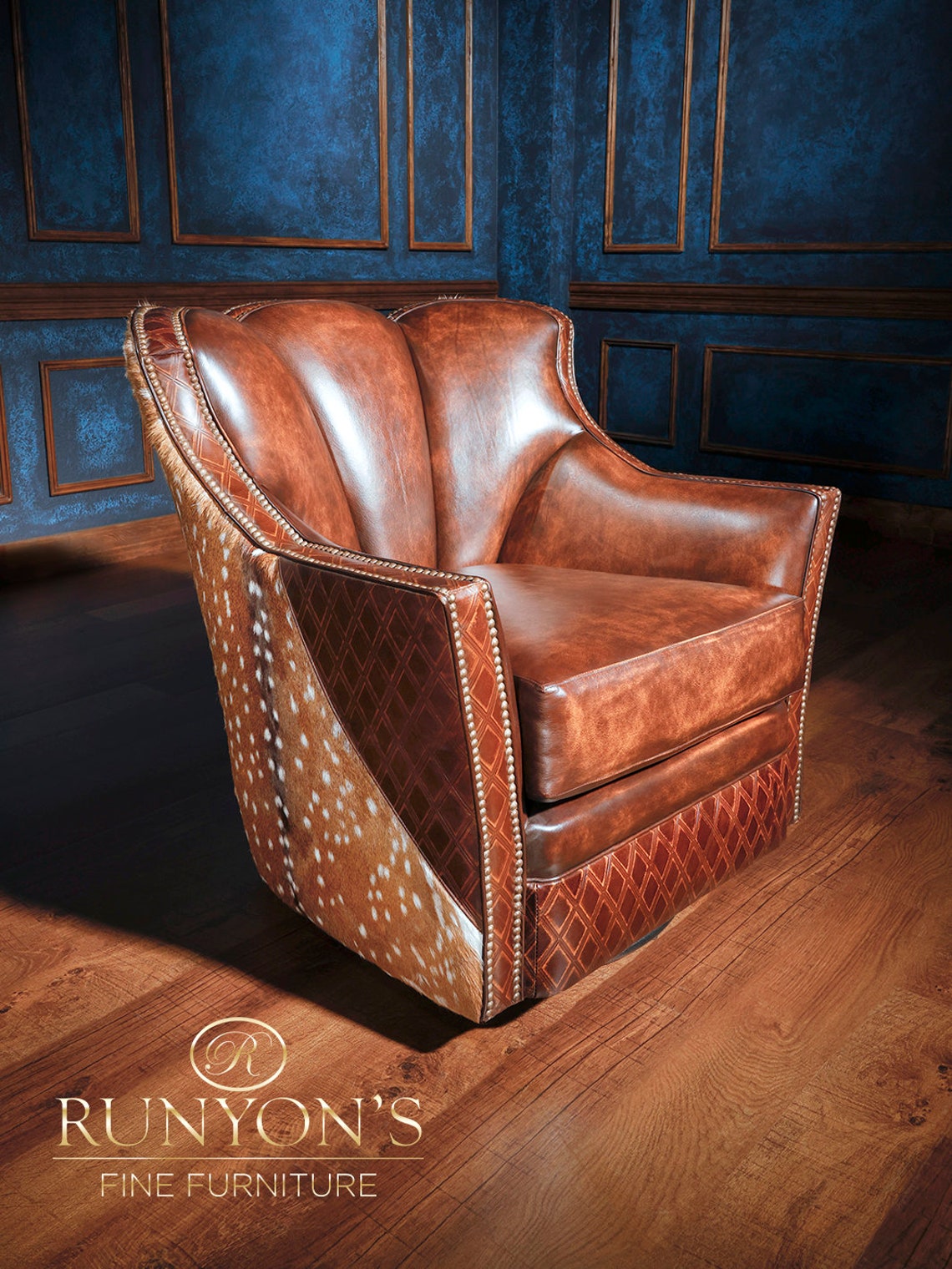 Rodeo Axis Puma Swivel Chair - Etsy