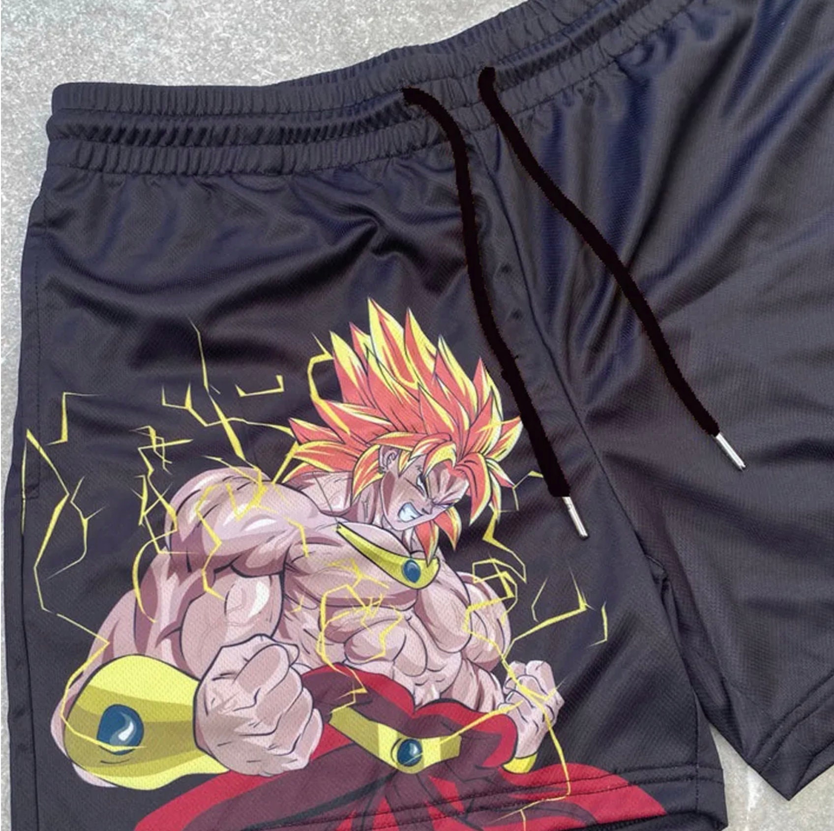 Dragon Ball Gym Active Wear Men's Shorts Fitness 2 in 1 - Etsy