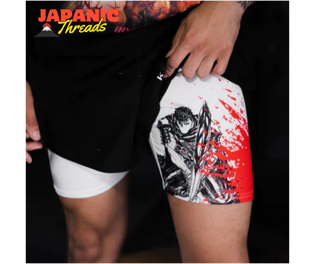 Berserk Guts Gym Active Wear Unisex Men's Shorts Fitness 2 - Etsy