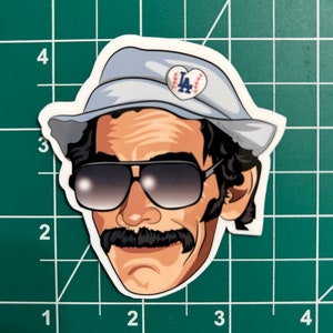 Don Ramon Dodgers Hand Made Premium Vinyl Sticker, Vinyl Sticker ...