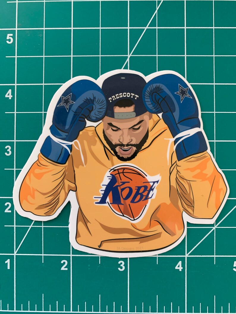 Dak Prescott 4 Vinyl Sticker Dallas Cowboys NFL Mamba - Etsy