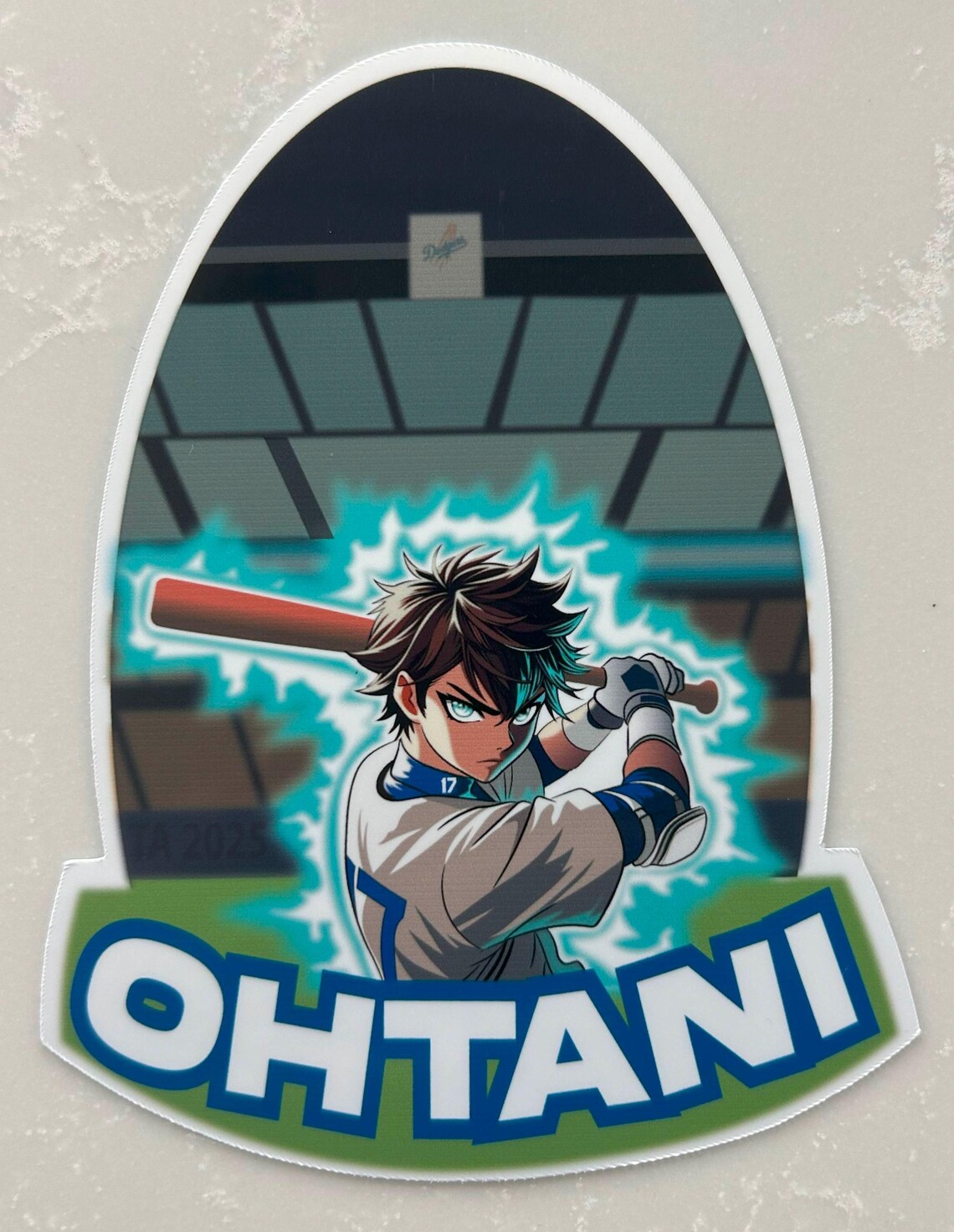 Shohei Ohtani Anime Sticker Dodgers Inspired Baseball Decal 4.5"x3.4 ...