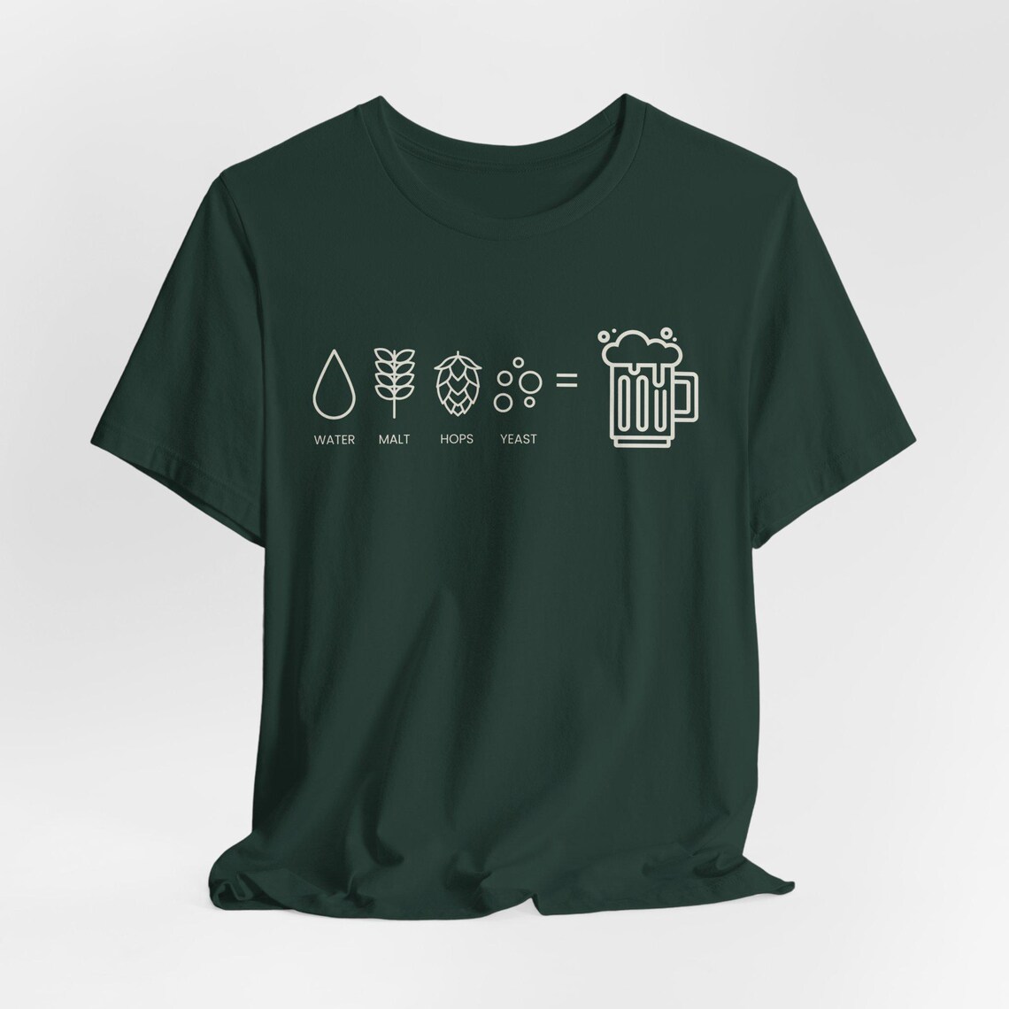 Brewers Formula Beer Ingredients Tee, Craft Beer Lover Gift, Homebrewer ...