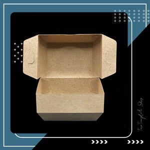 Treasure Box Template, Gift Box Template, Candy Box Template, Cookies ...