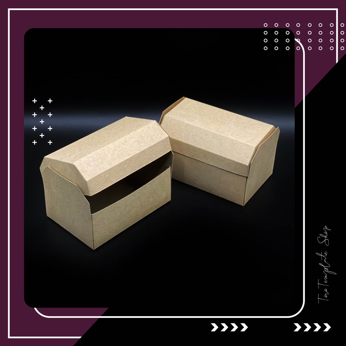 Box Template Cookies Box Template Gift Box Template Candy - Etsy