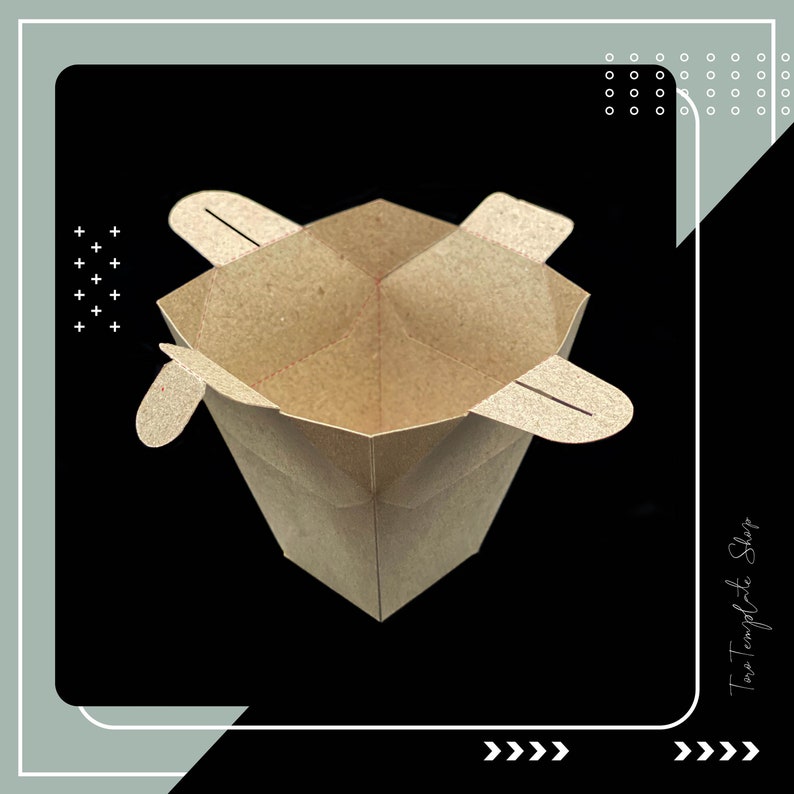 Food Box Template, Gift Box Template, Candy Box Template, Cookies Box ...