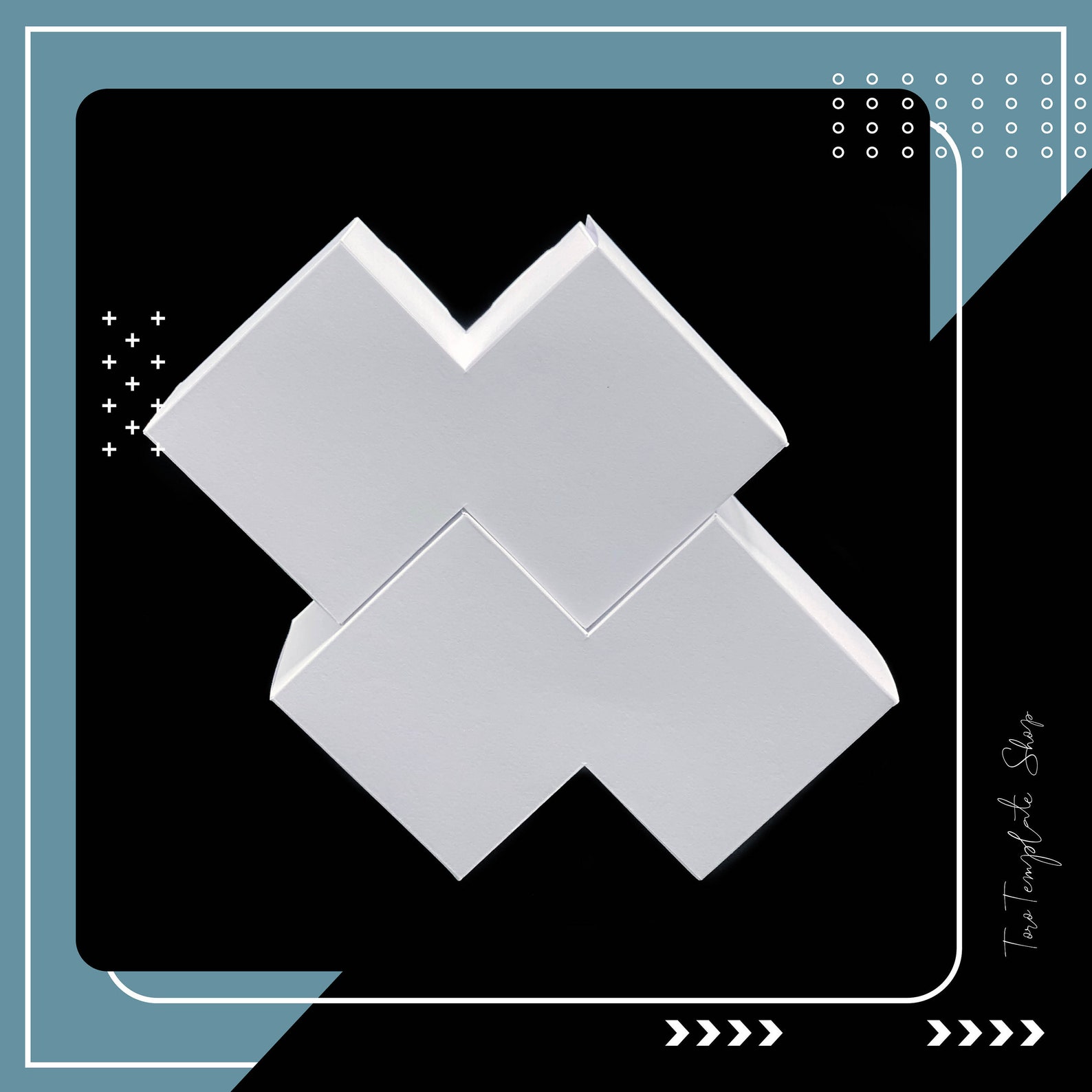 Tetris Shape Box Template, Gift Box Template, Candy Box Template ...