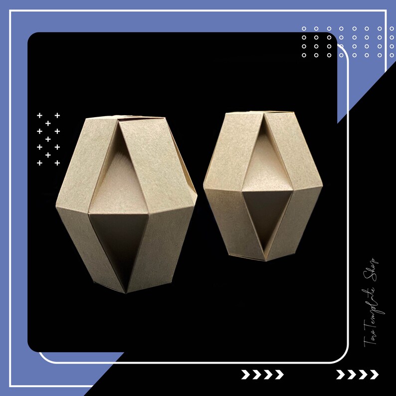 Crystal Box Template, Gift Box Template, Candy Box Template, Cookies ...