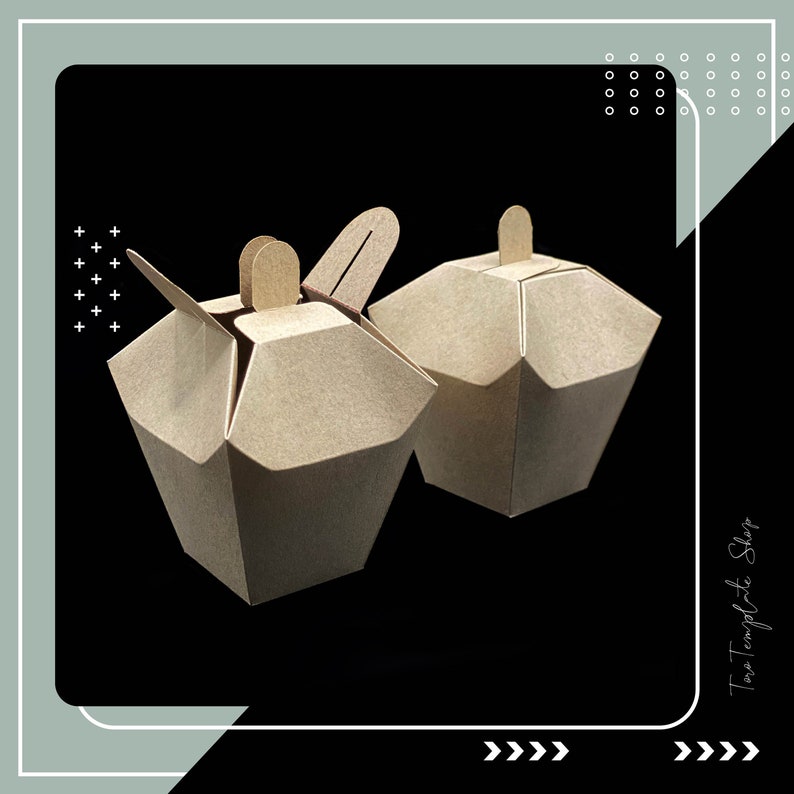 Food Box Template, Gift Box Template, Candy Box Template, Cookies Box ...