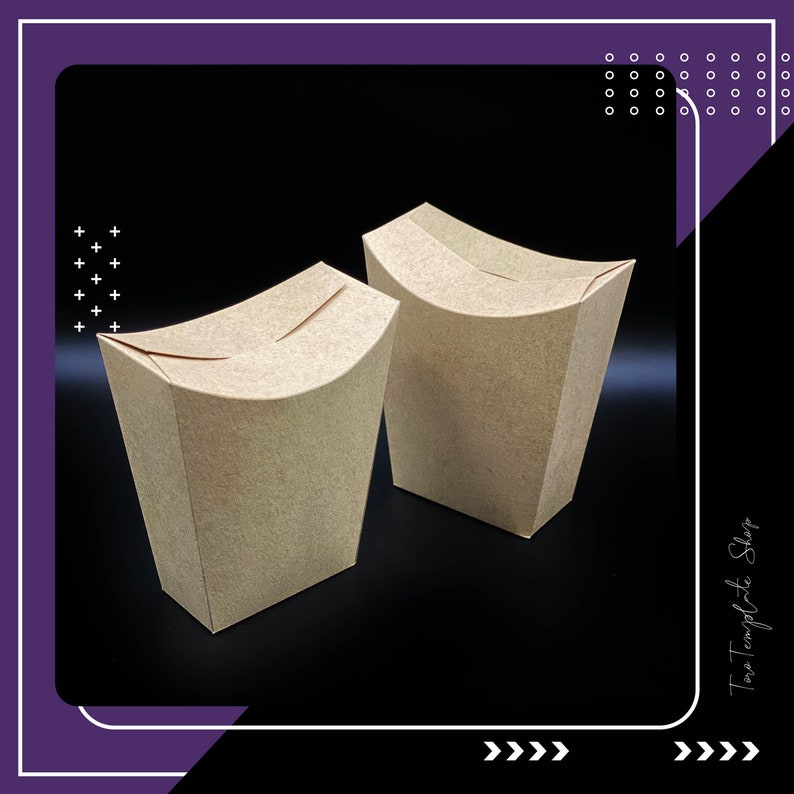 Curved Box Template, Cookies Box Template, Food Box Template, Candy Box ...