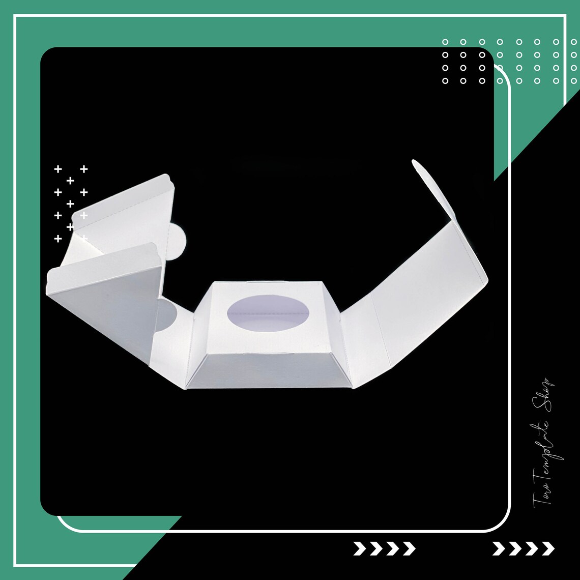 Triangle Box Template, Gift Box Template, Jewelry Box Template ...