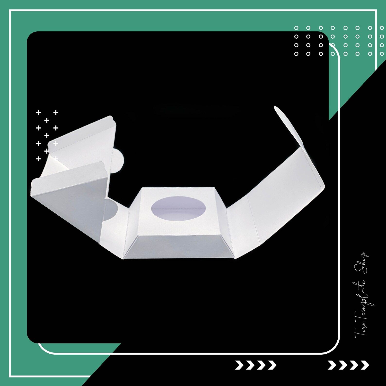 Triangle Box Template, Gift Box Template, Jewelry Box Template ...