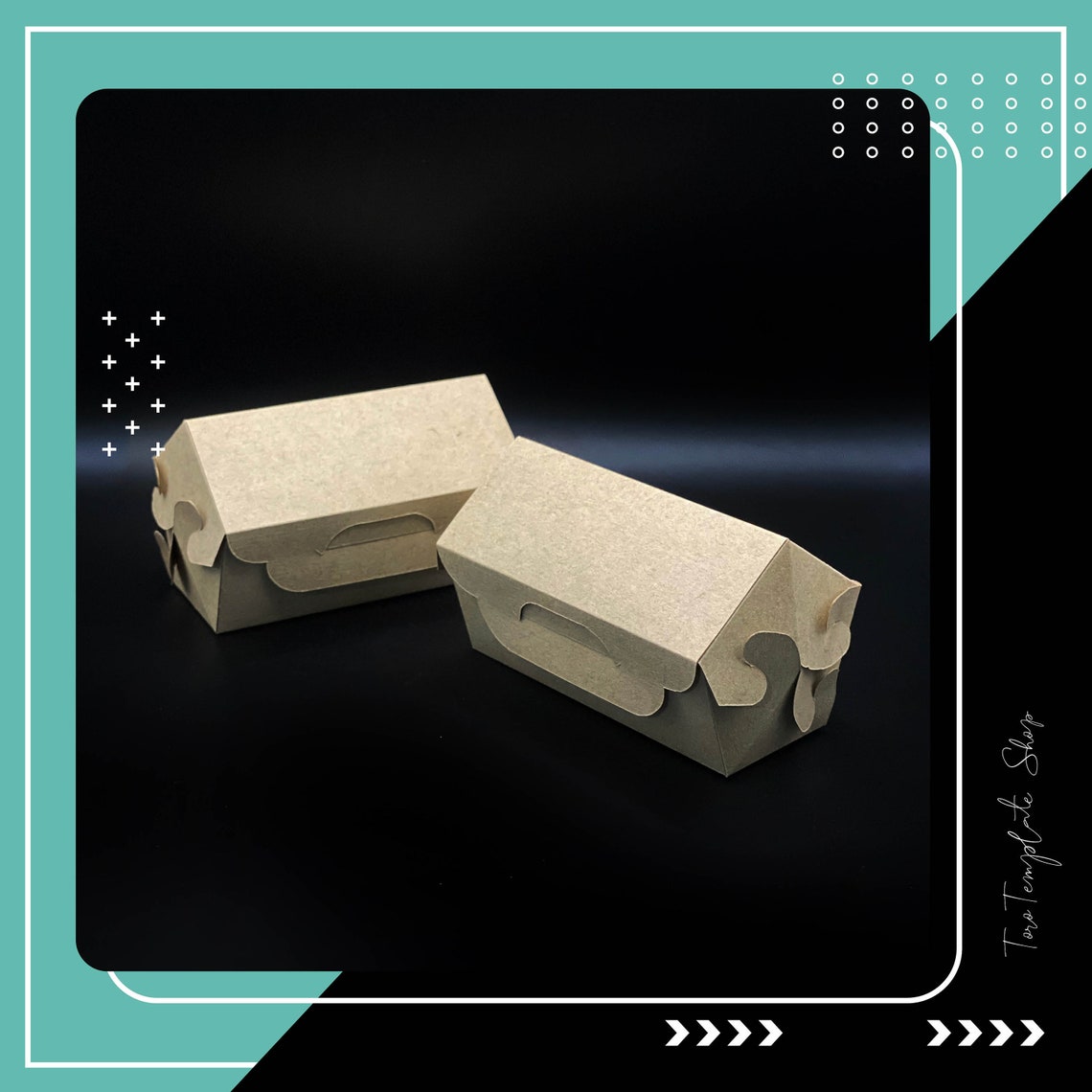 Pentagon Box Template, Box Template, Gift Box Template, Cookies Box ...