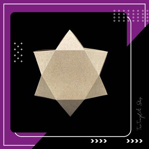 Star Box Template: Printable Candy/cookie Box (digital Download) - Etsy