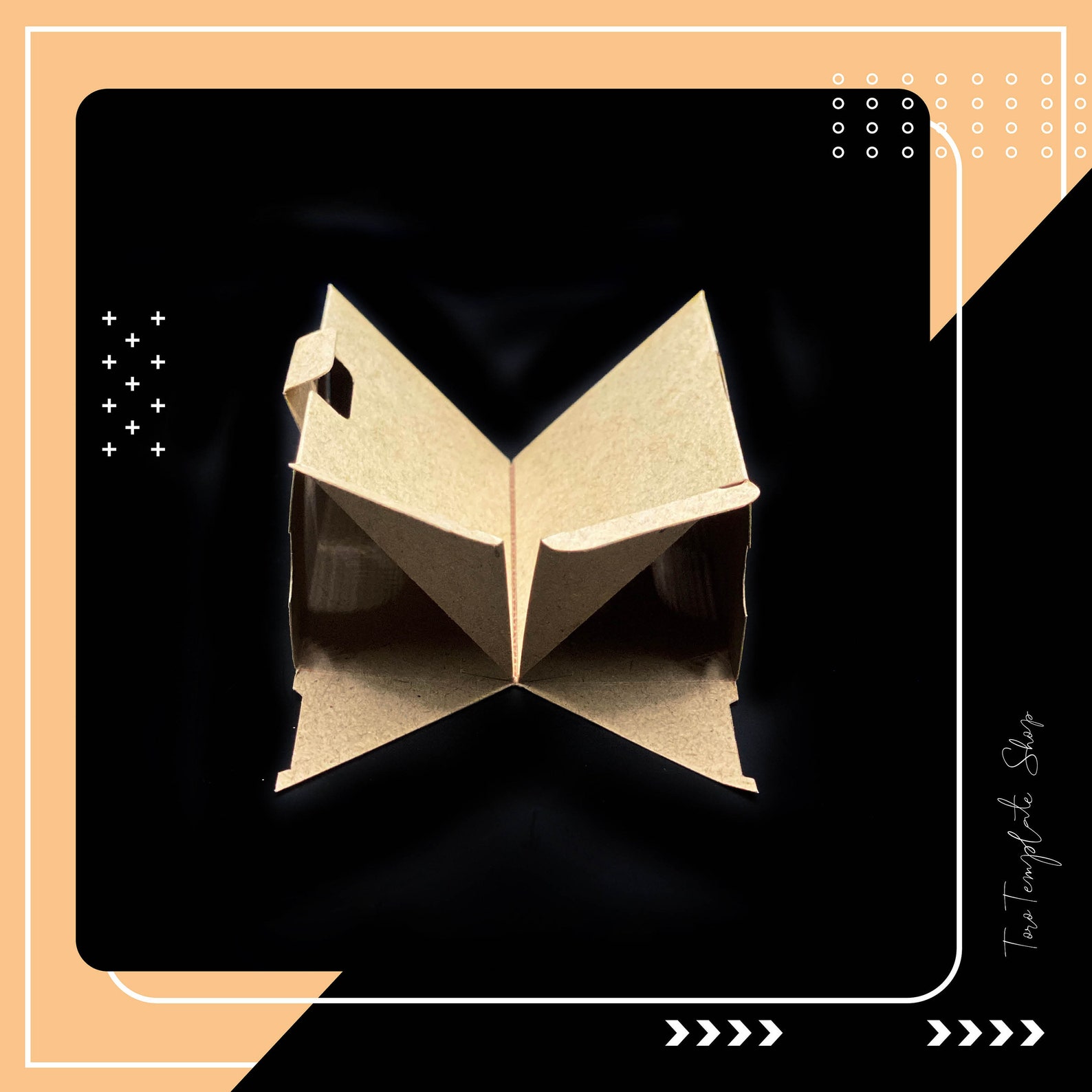 Triangle Drawer Box Template: Resizeable Gift Box (digital Download) - Etsy