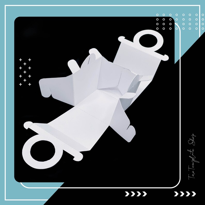 Box With Circle Handle Template, Gift Box Template, Candy Box Template ...