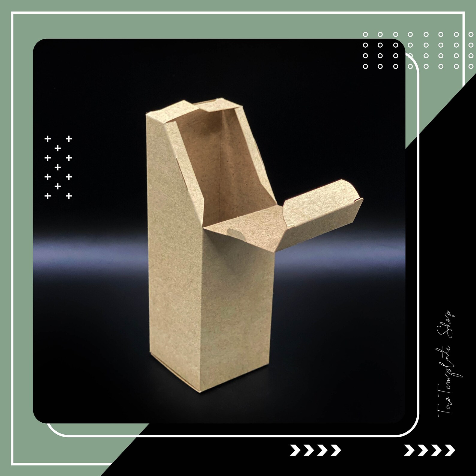 Trapezoid Box Template, Box Template, Gift Box Template, Candy Box ...