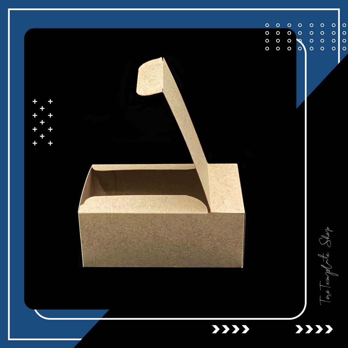 Rectangle Box Template, Gift Box Template, Candy Box Template, Cookies ...