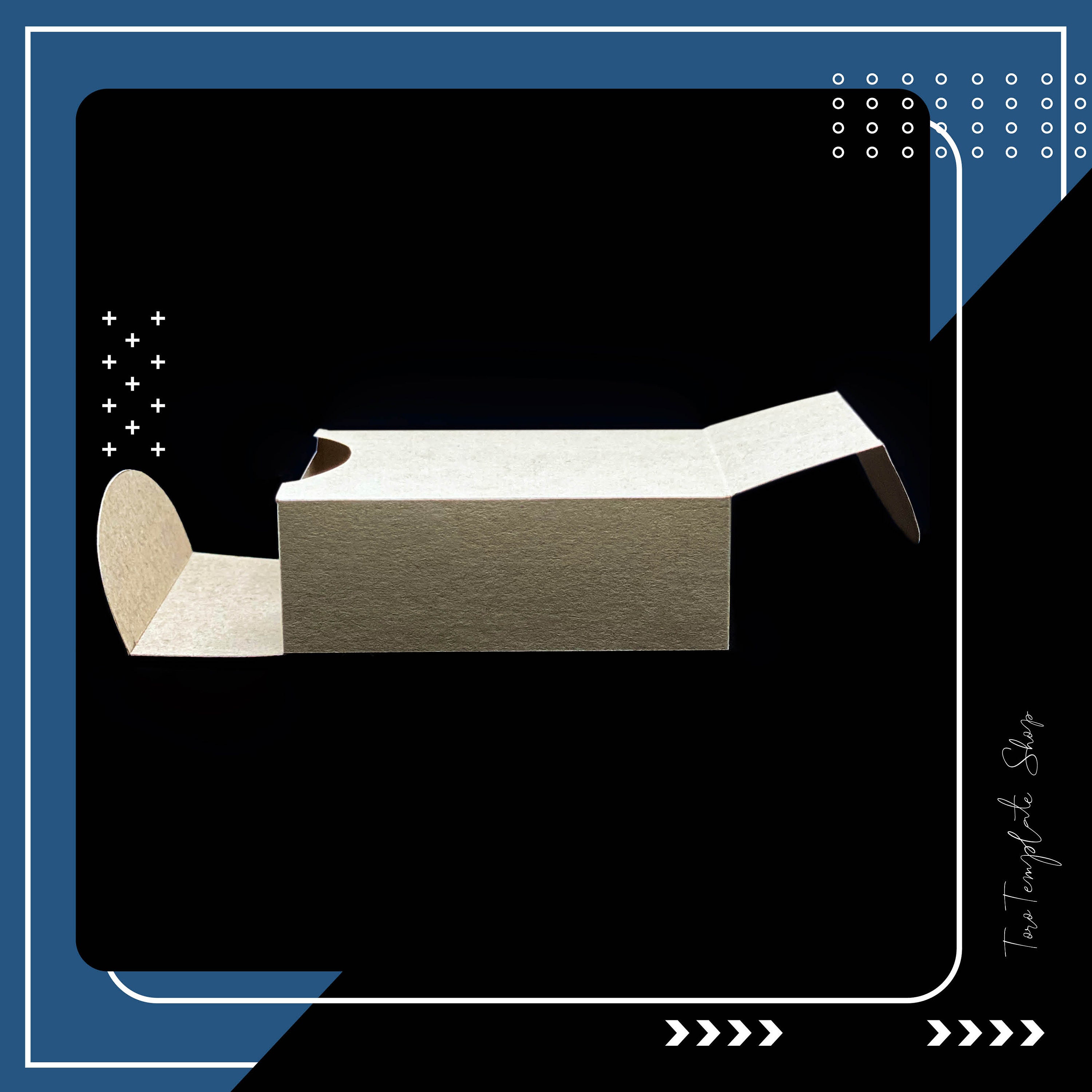 Rectangle Box Template, Gift Box Template, Candy Box Template, Cookies ...