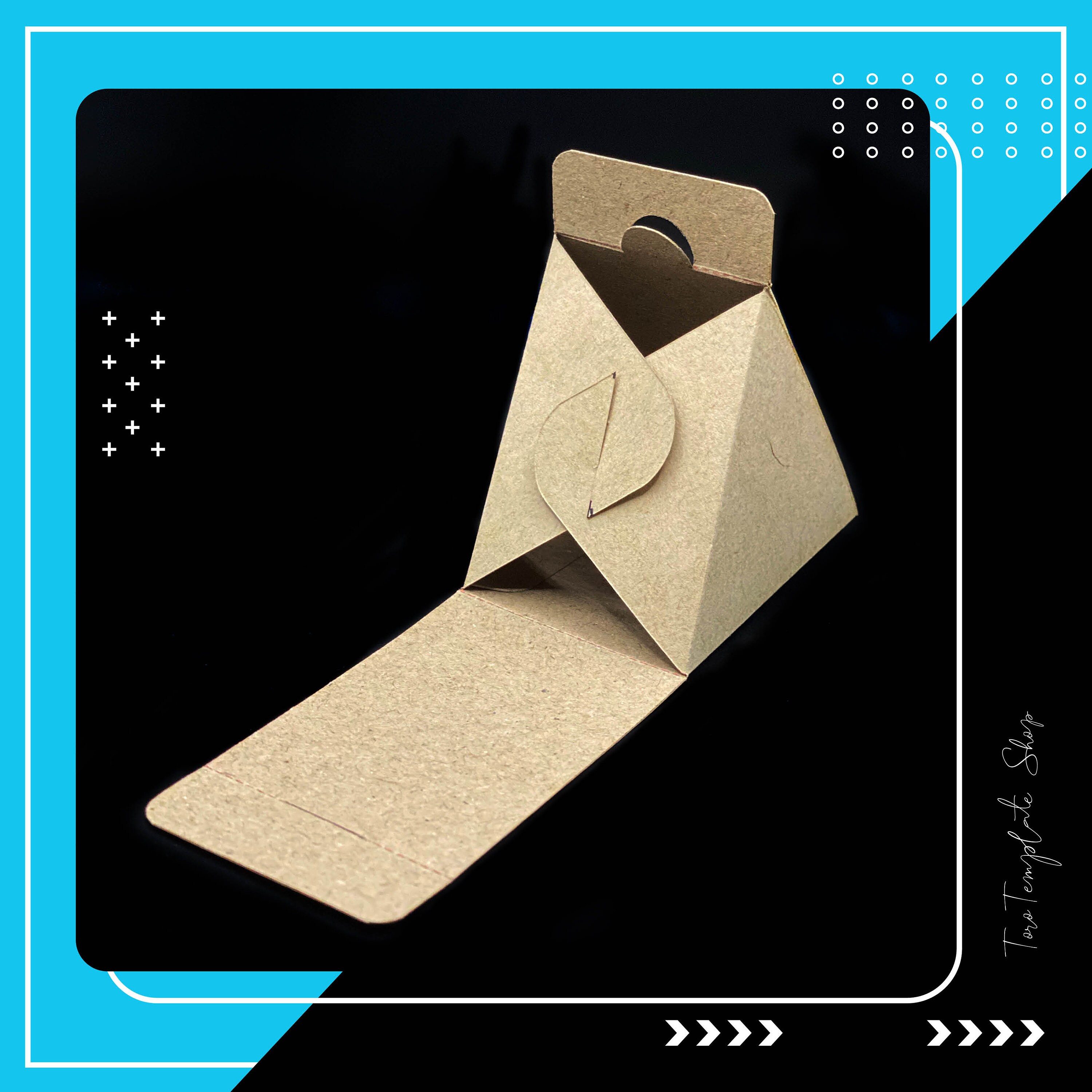 Triangle Box Template Gift Box Template Candy Box Template - Etsy
