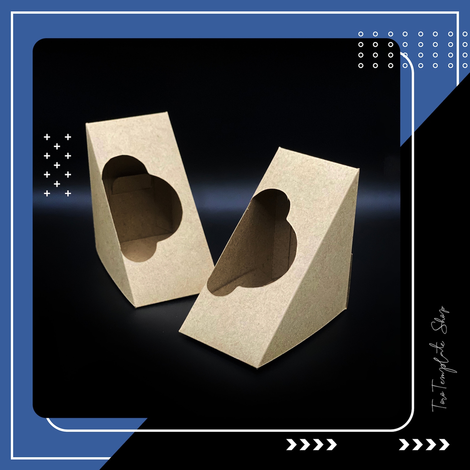 Sandwich Box Template, Box Template, Cookies Box Template, Gift Box ...