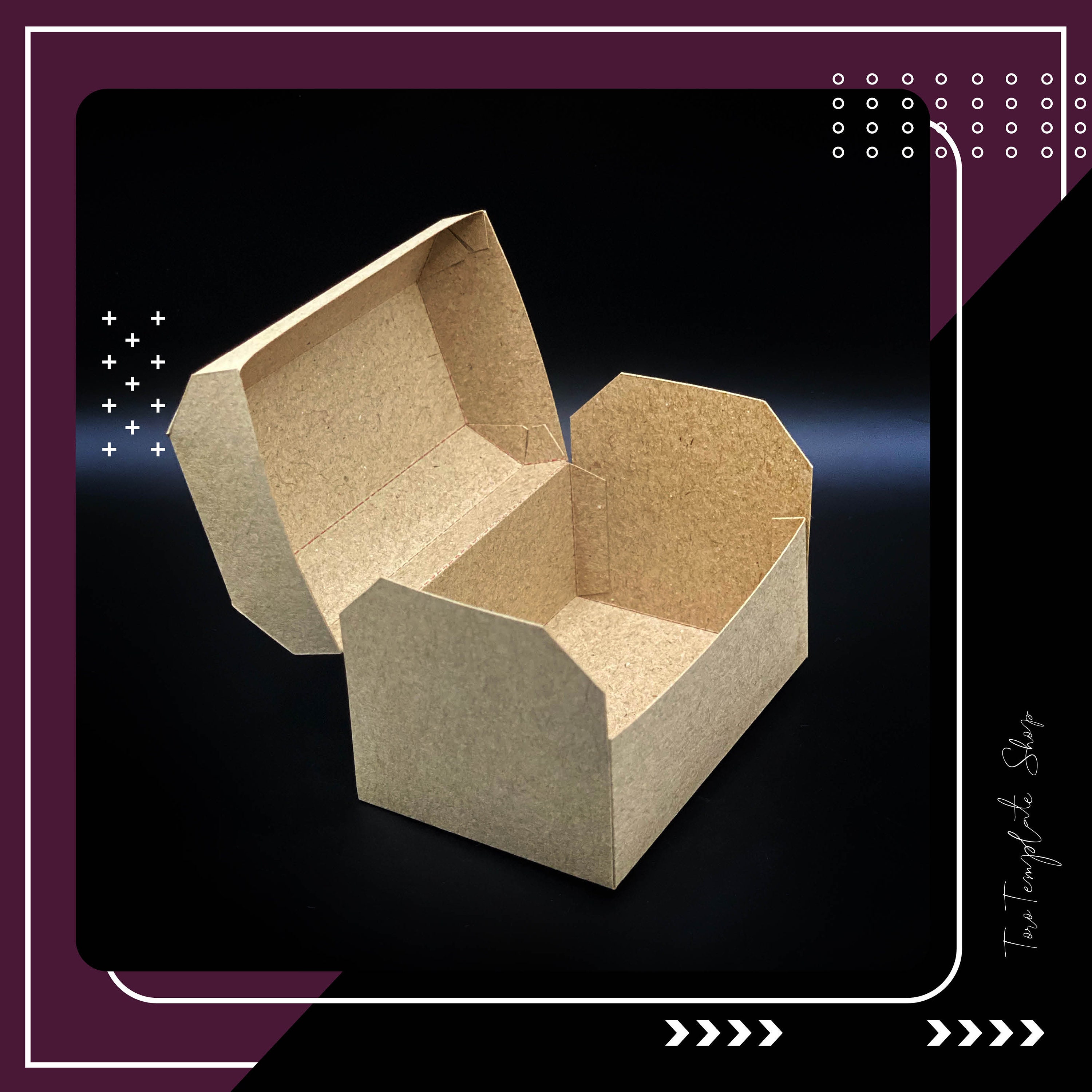 Box Template Cookies Box Template Gift Box Template Candy - Etsy