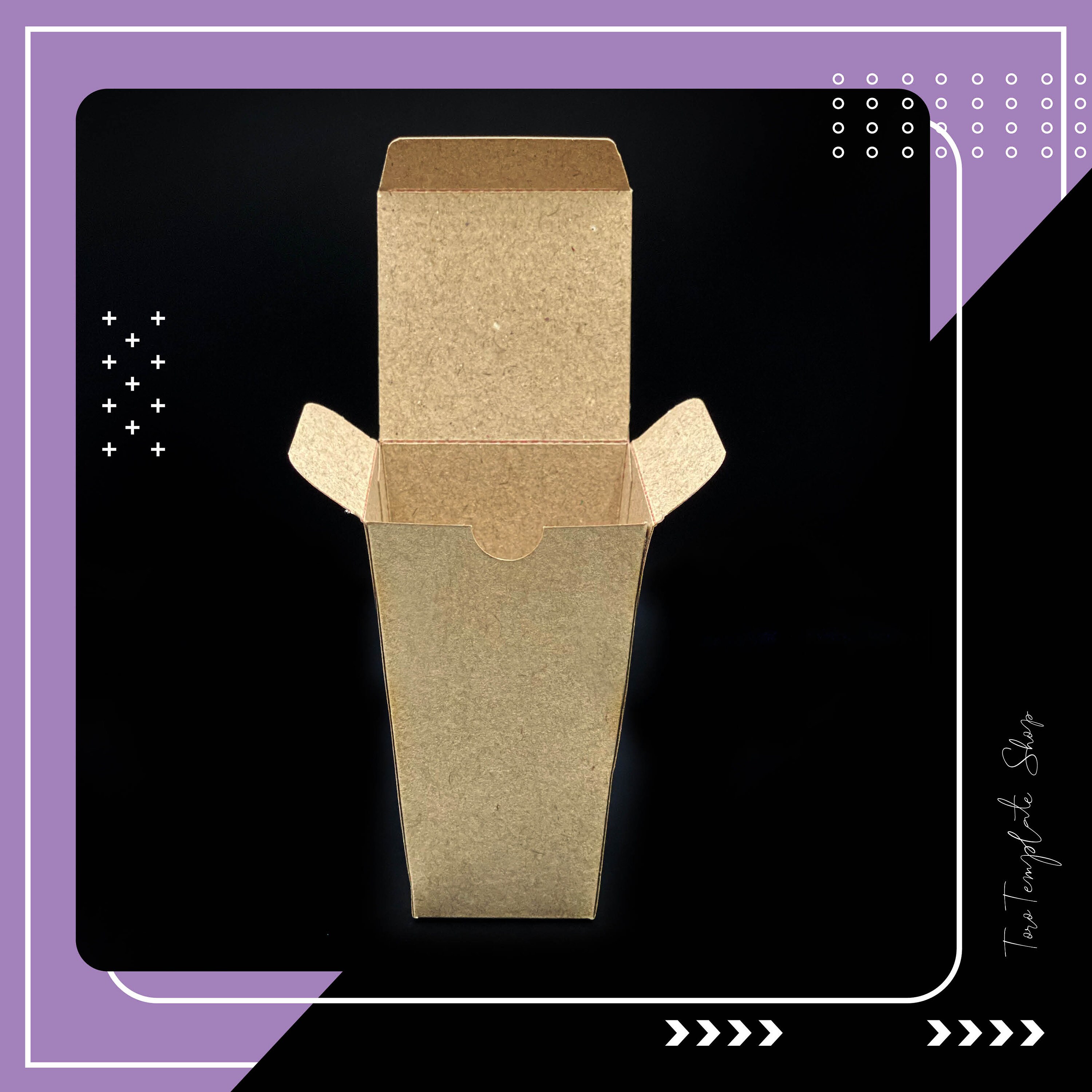 Trapezoid Box Template, Gift Box Template, Candy Box Template ...