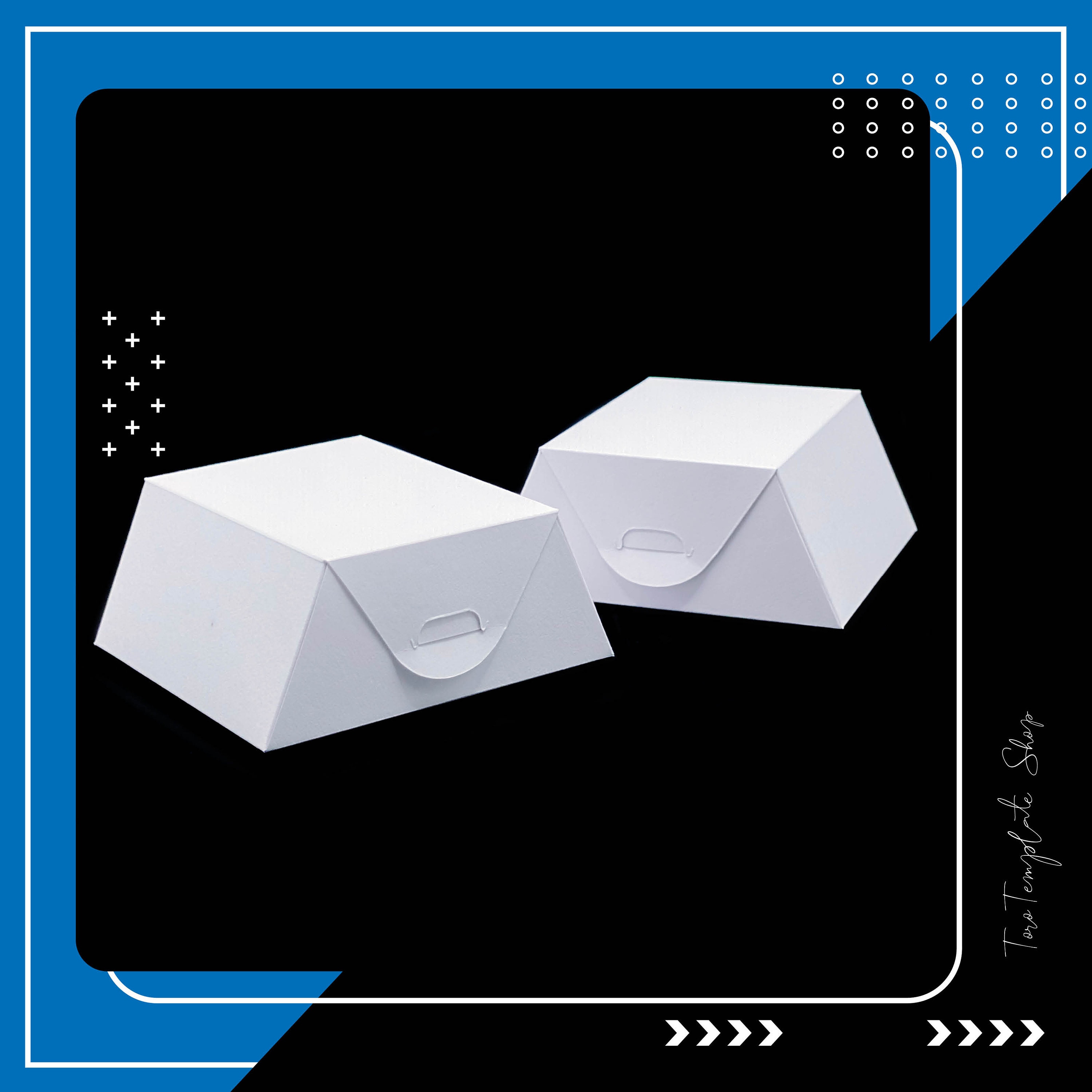 Trapezoid Box Template, Gift Box Template, Candy Box Template ...