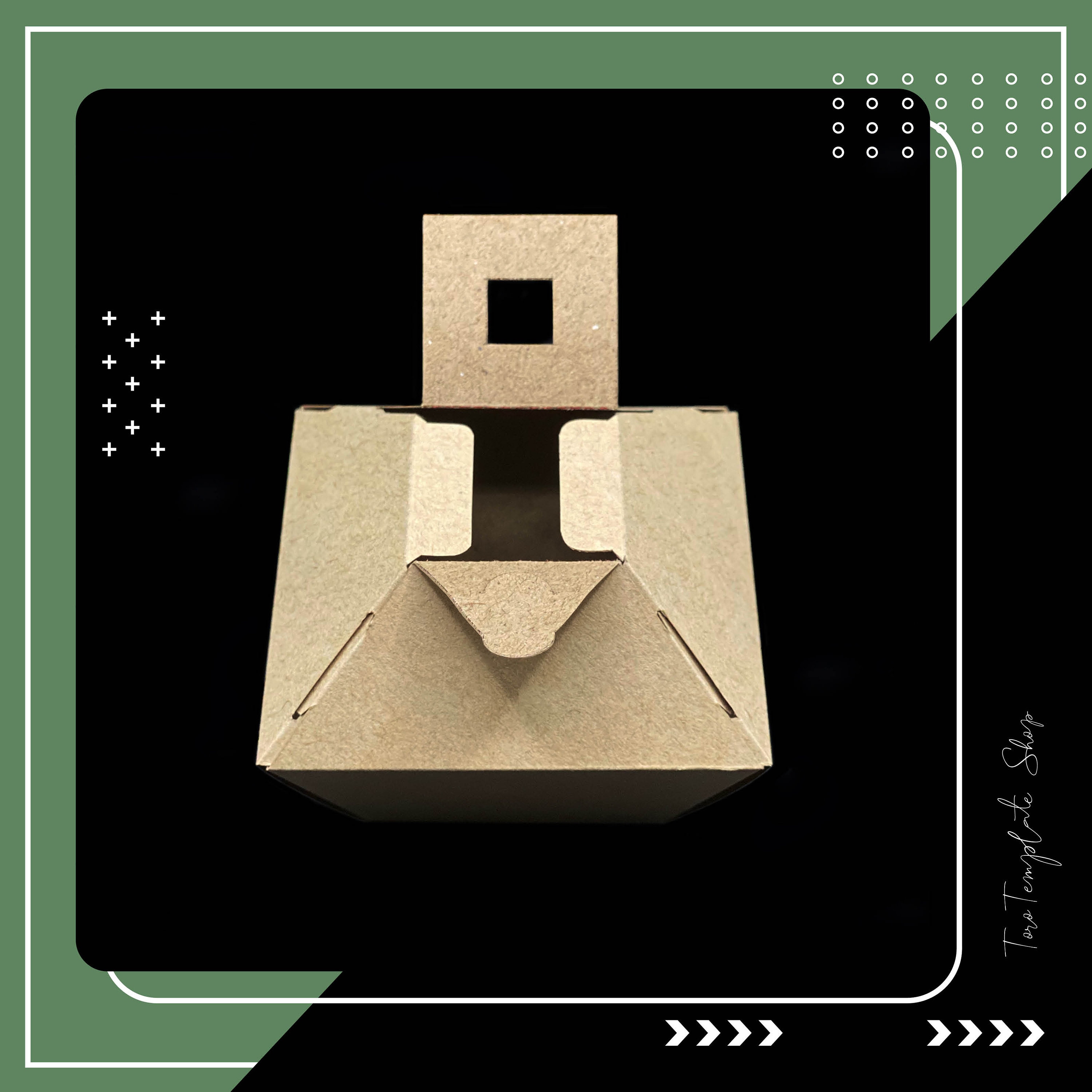 Pyramid Box Template, Gift Box Template, Candy Box Template, Cookies ...