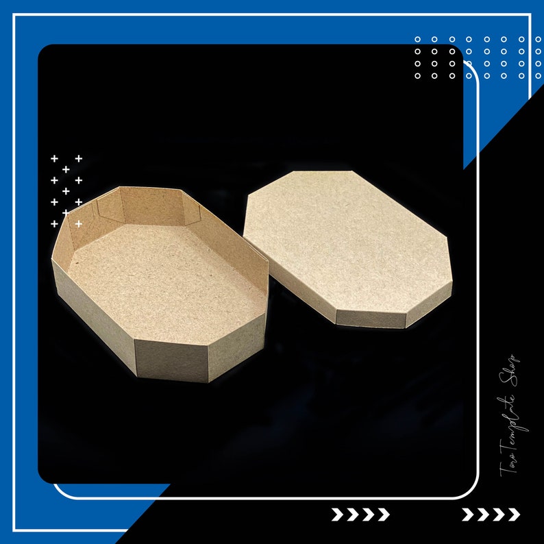 Octagon Box Template, Gift Box Template, Candy Box Template, Cookies ...