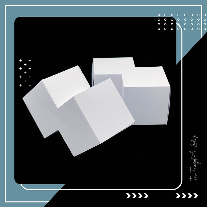 Tetris Shape Box Template, Gift Box Template, Candy Box Template ...