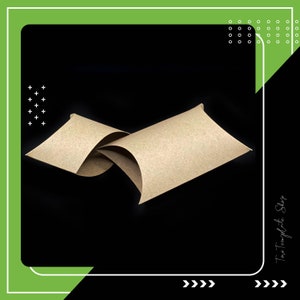 Curved Box Template, Cookies Box Template, Gift Box Template, Candy Box ...