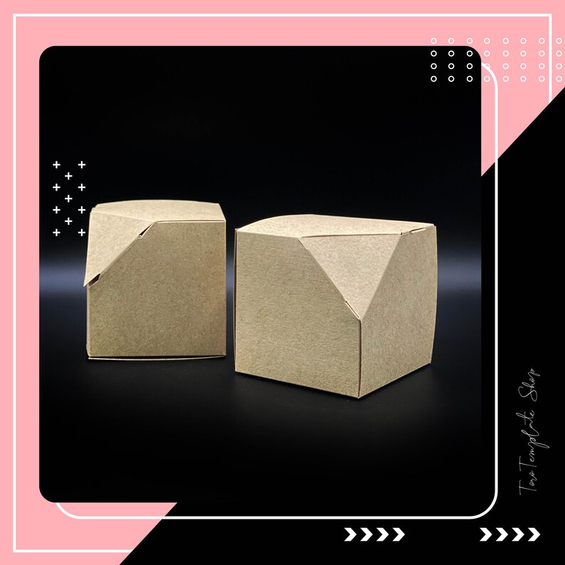 Box Template Cookies Box Template Gift Box Template Candy - Etsy